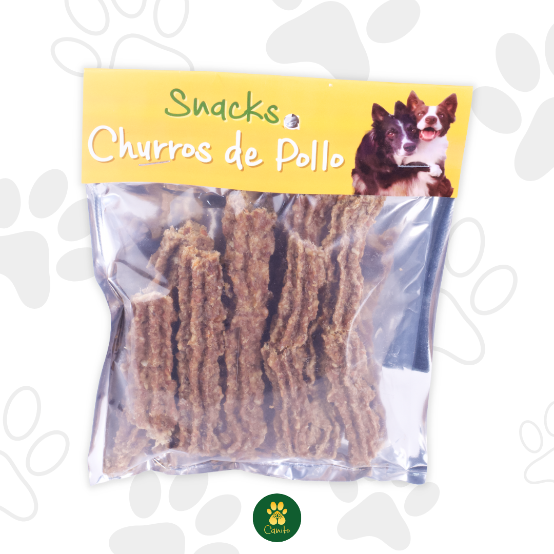 Churros de Pollo | CANITO NATURAL - Snacks para perros